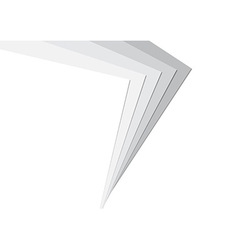 Empty paper stack Royalty Free Vector Image - VectorStock
