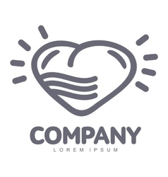 Teaching is heart work isolated on white Vector Image