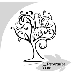 Decorative tree Royalty Free Vector Image - VectorStock