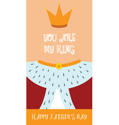 King cartoon portrait Royalty Free Vector Image