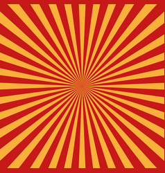 Retro rays comic red background vintage Royalty Free Vector
