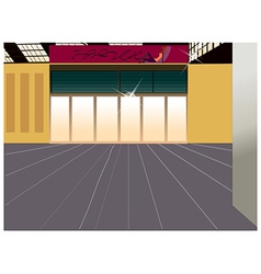 Shopfront Background Royalty Free Vector Image