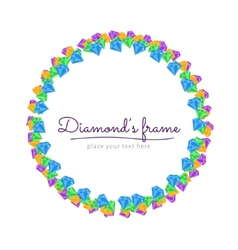 Diamond shape frame Royalty Free Vector Image - VectorStock