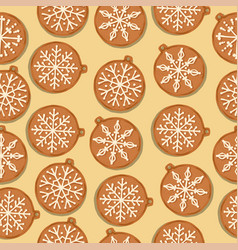 Christmas seamless pattern with balls Royalty Free Vector