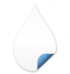 Feel water Royalty Free Vector Image - VectorStock