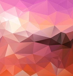 Red pink gradient abstract polygon triangular Vector Image