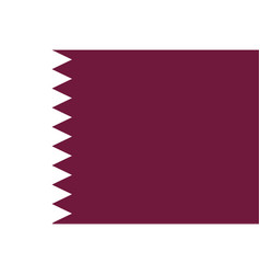 Flag rectangular shape Royalty Free Vector Image