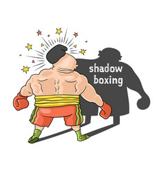 Boxing arrow background Royalty Free Vector Image