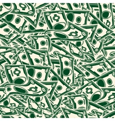 Gangster and money vintage seamless pattern Vector Image