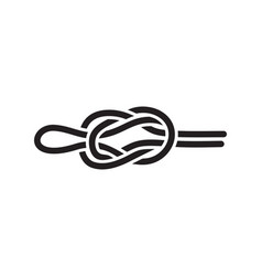Rope knot Royalty Free Vector Image - VectorStock