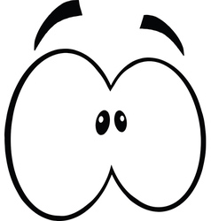 Set of cartoon eyes Royalty Free Vector Image - VectorStock
