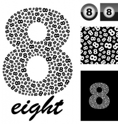 Pattern with numbers Royalty Free Vector Image