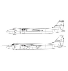Vickers valiant Royalty Free Vector Image - VectorStock
