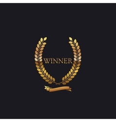Hollywood golden oscar academy award statue Vector Image